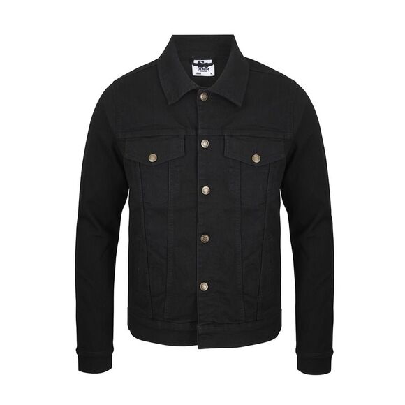 So Denim | Jackets & Coats | So Denim Mens Noah Denim Jacket Black ...